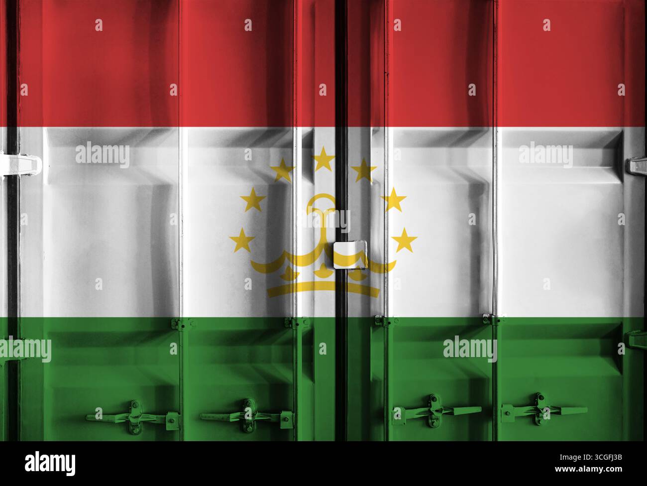 Tajikistan national flag overlay hi-res stock photography and images ...