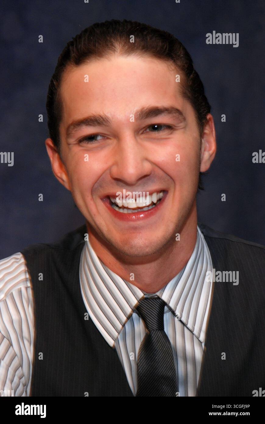 Shia LaBeouf at a press conference for "Transformers" in London - 22 ...