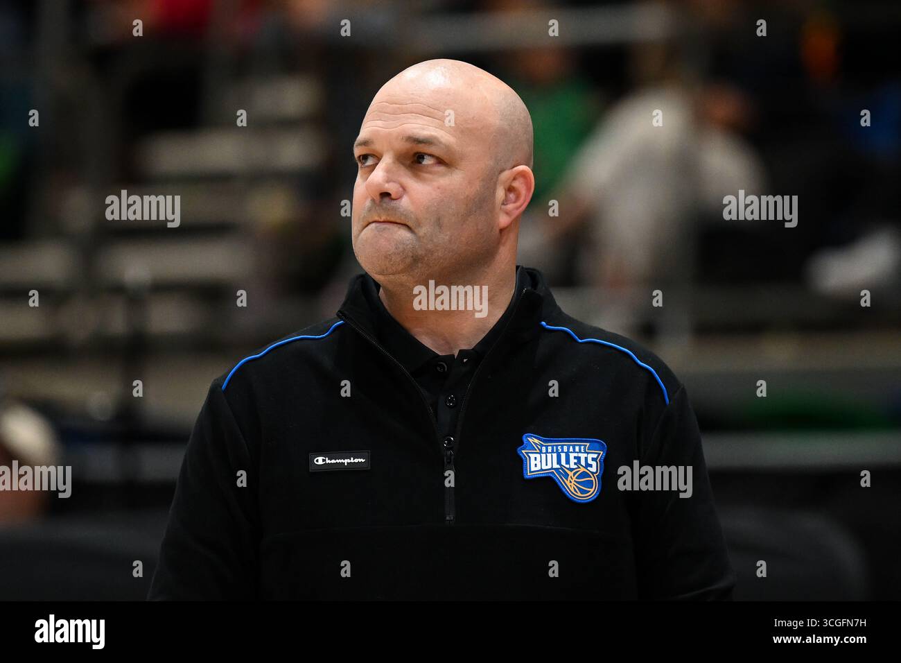 Brisbane Bullets coach Stu Lash reacts during the NBL Blitz Round 2 ...