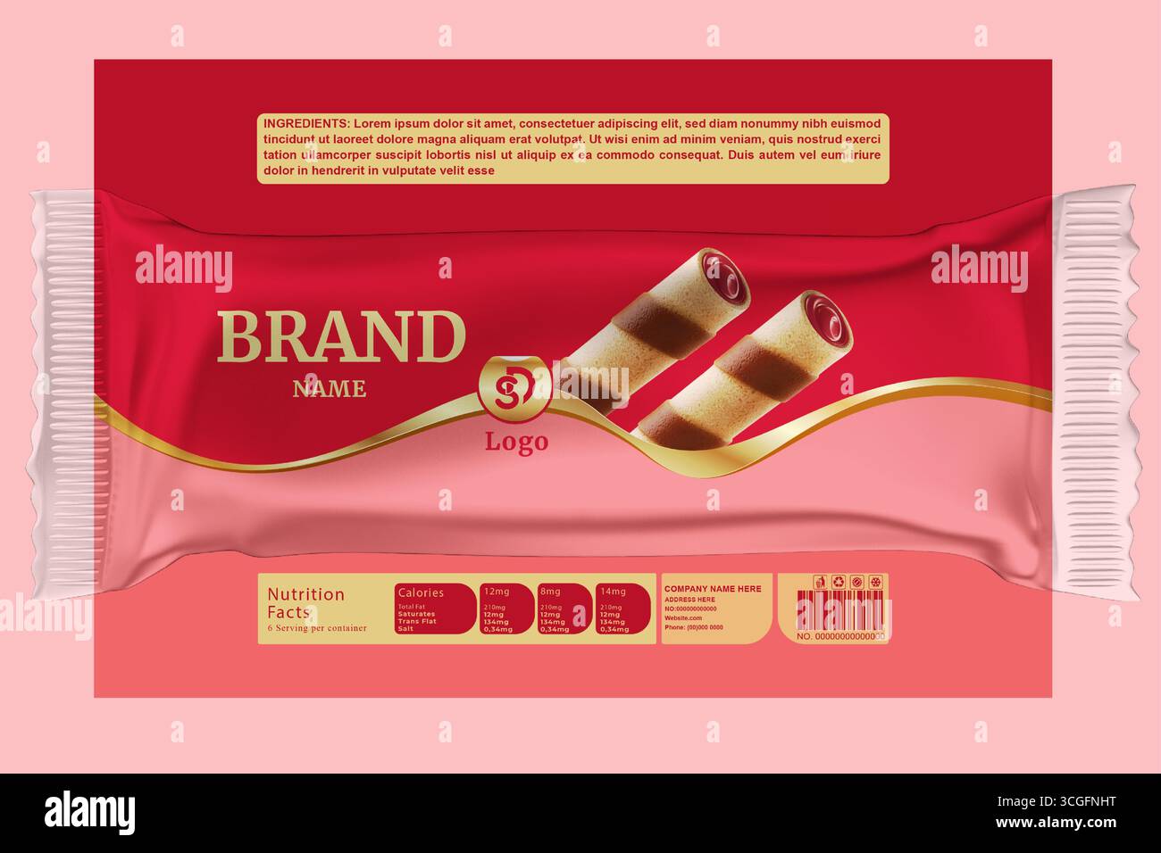 Stylish food packaging Stock Vector Images - Alamy