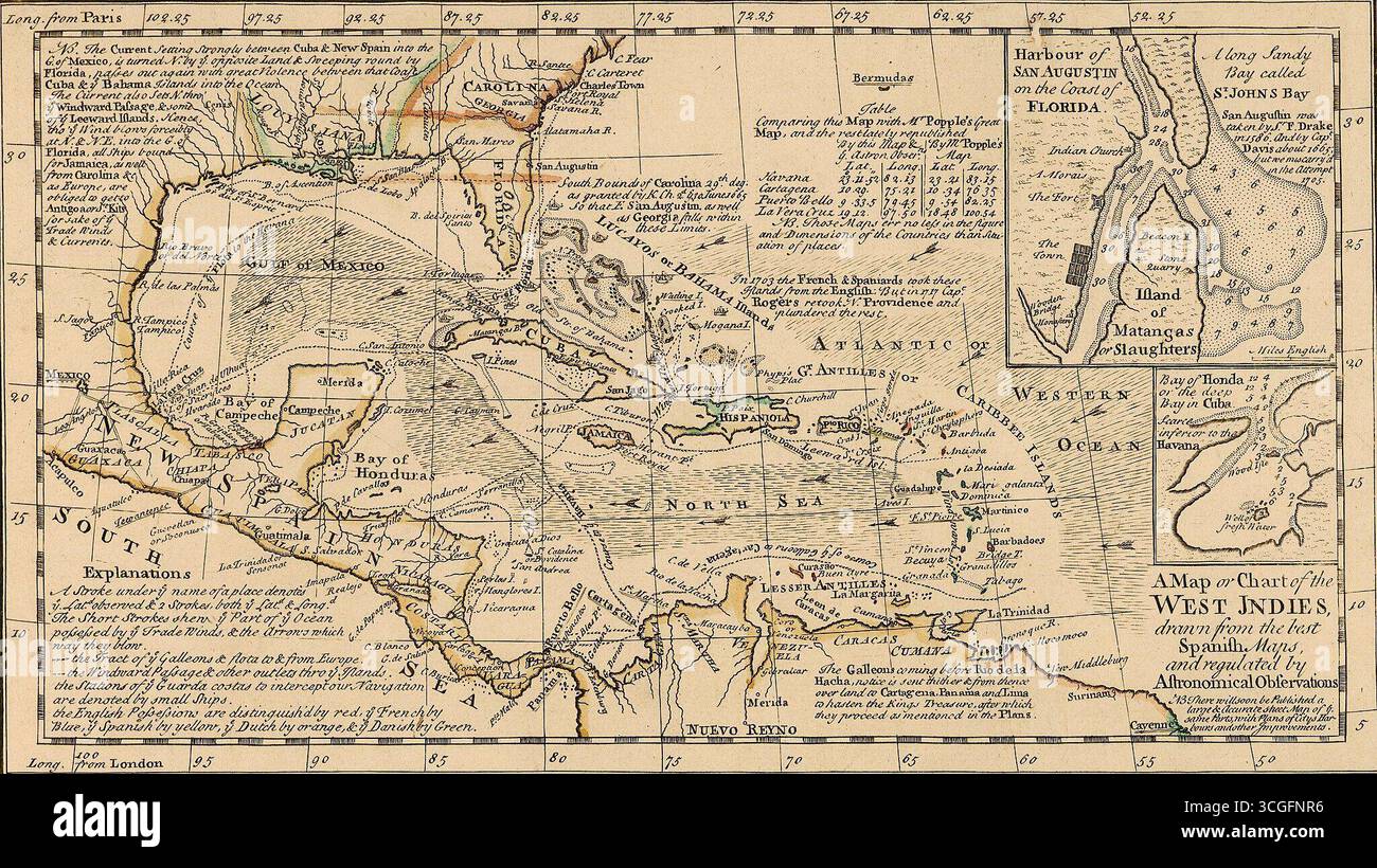 18th century spanish maps hi-res stock photography and images - Alamy