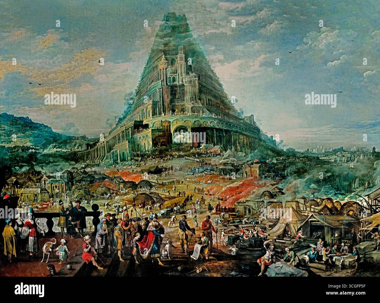 Tower of babel hi-res stock photography and images - Alamy