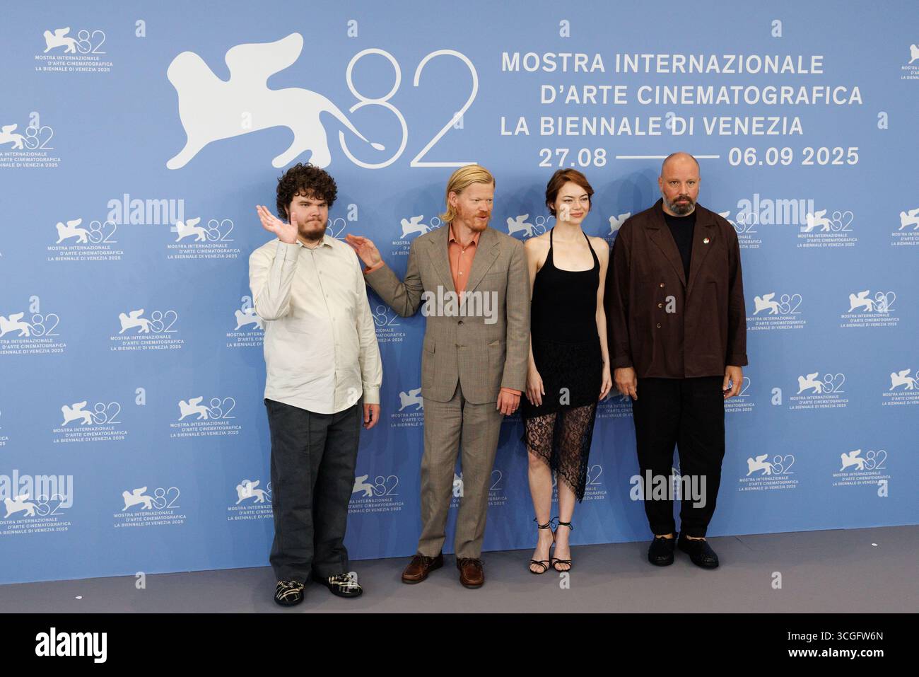 Aidan Delbis, Jesse Plemons, Emma Stone and Yorgos Lanthimos attend the ...