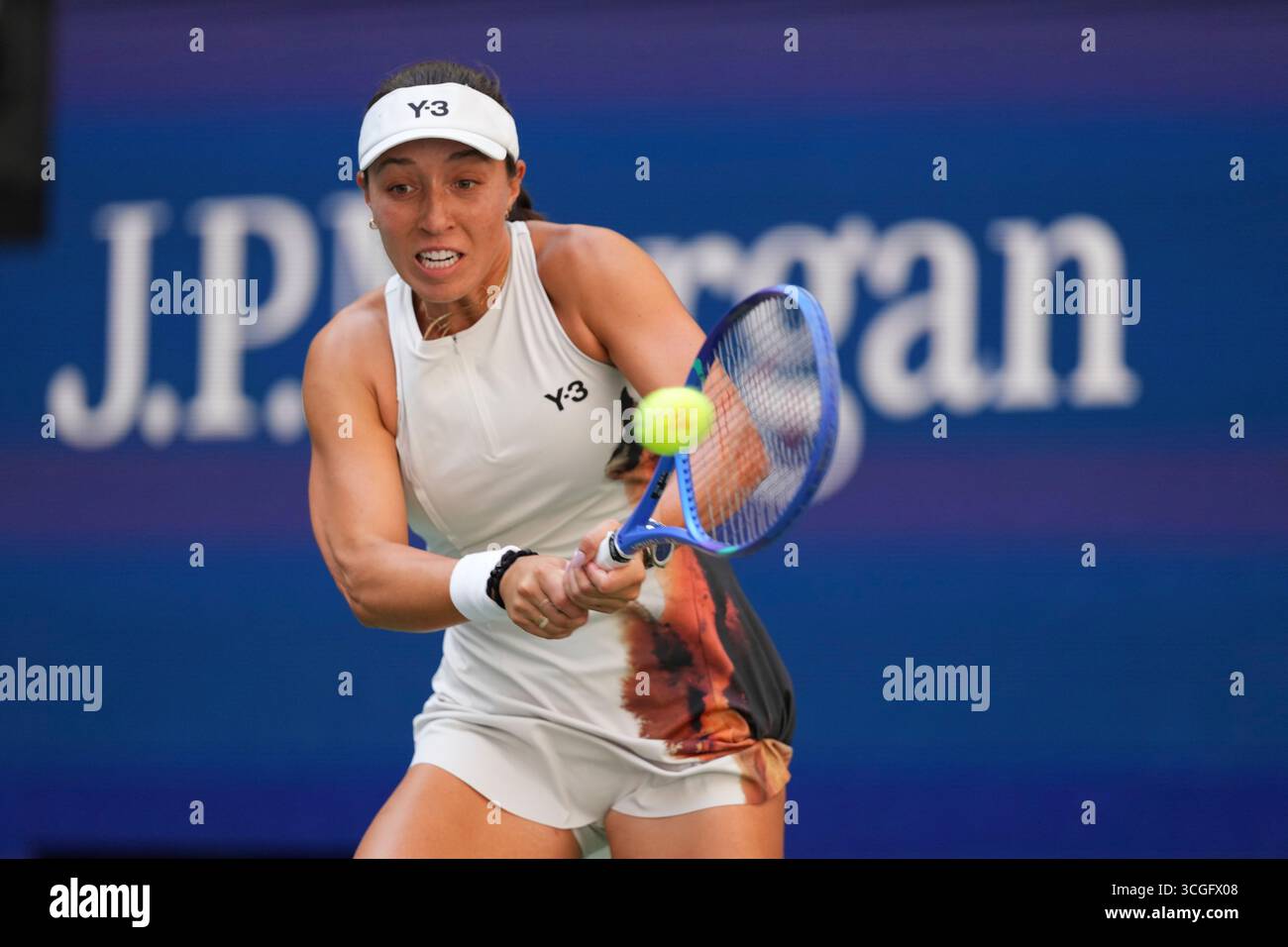 Jessica Pegula, of the United States, during the second round of the U ...