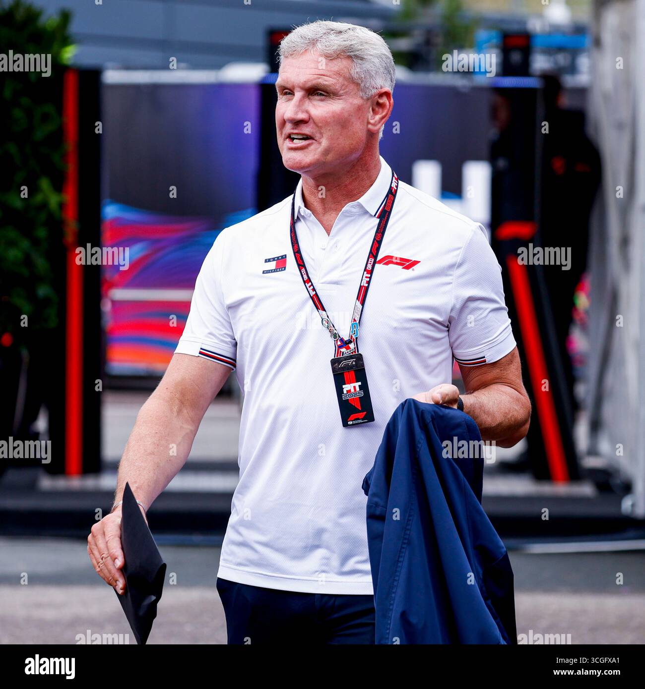 old f1 driver David Coulthard of Scotland looks on prior to the start ...