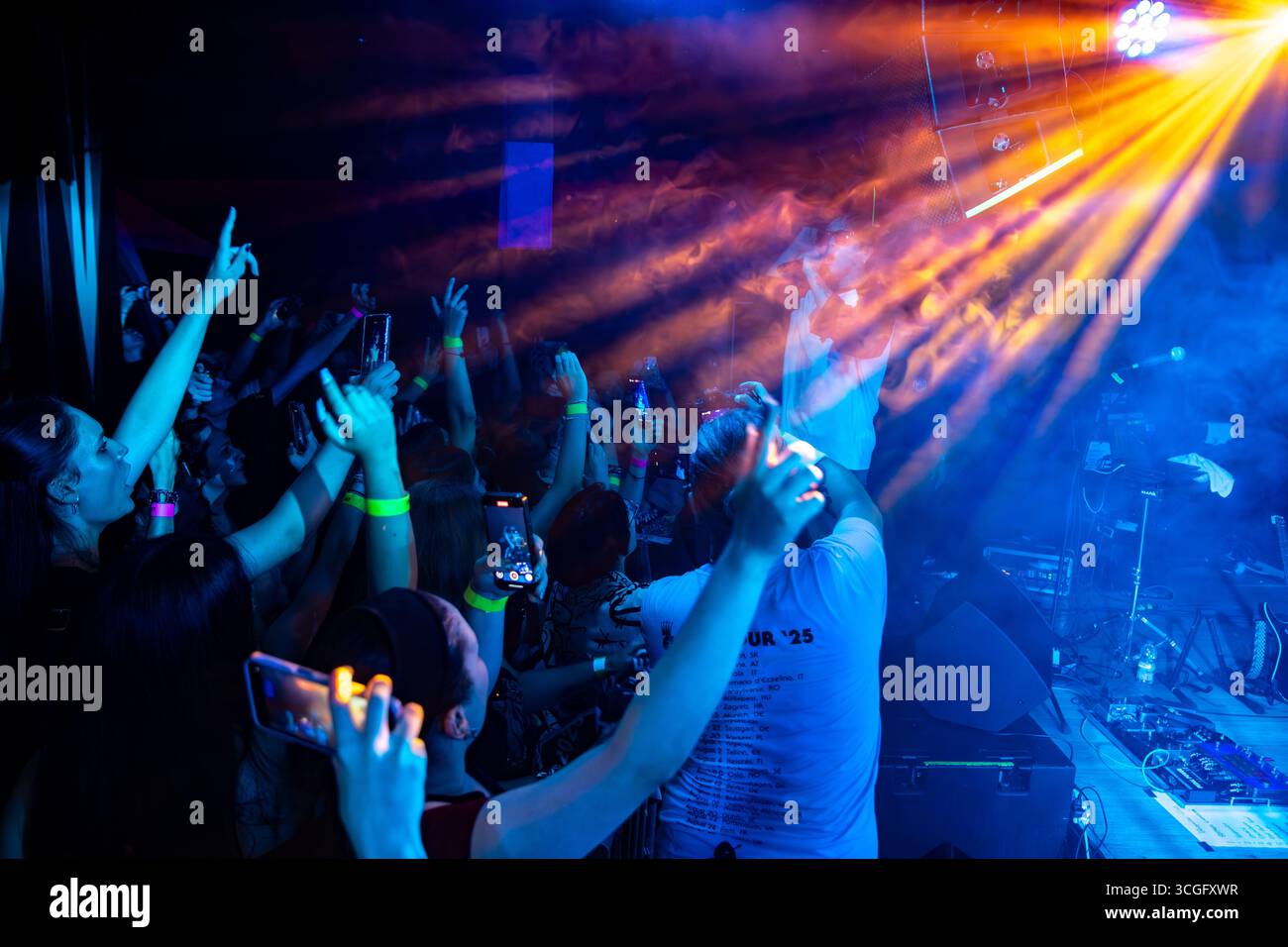 August. 27th 2025. Zagreb, Croatia -The famous South Korean rock band ...