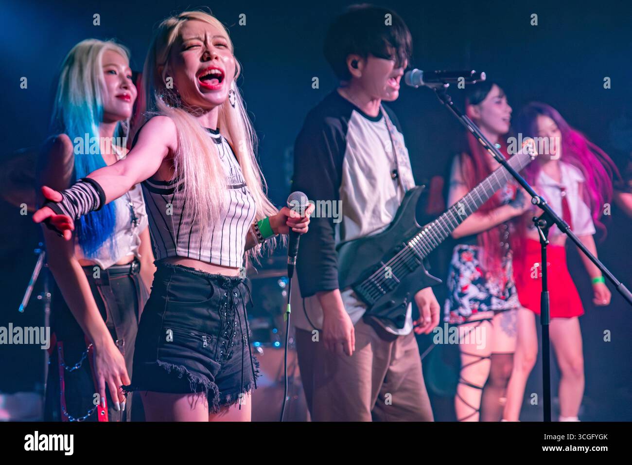 August. 27th 2025. Zagreb, Croatia -The famous South Korean rock band ...
