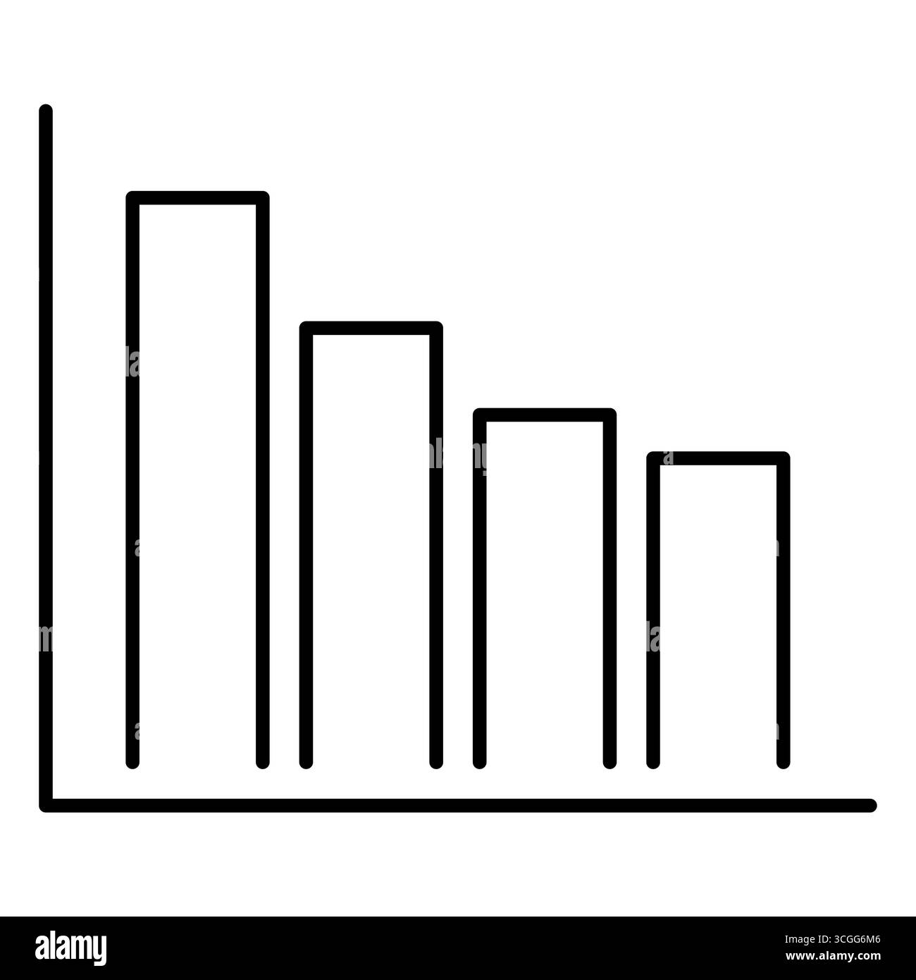 Icon represents data analysis Cut Out Stock Images & Pictures - Alamy