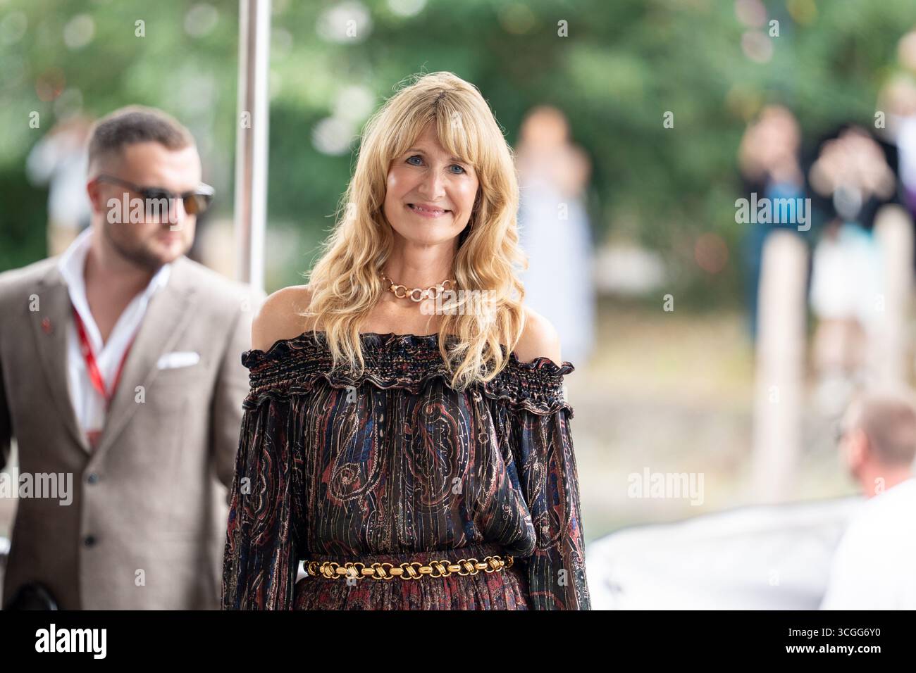 Laura Dern arrives at Palazzo del Casino for the ''Jay Kelly ...