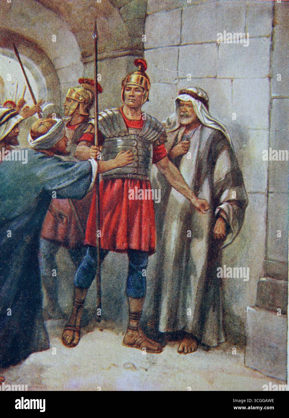 Illustration of The Arrest of Saint Paul the Apostle in Jerusalem from ...