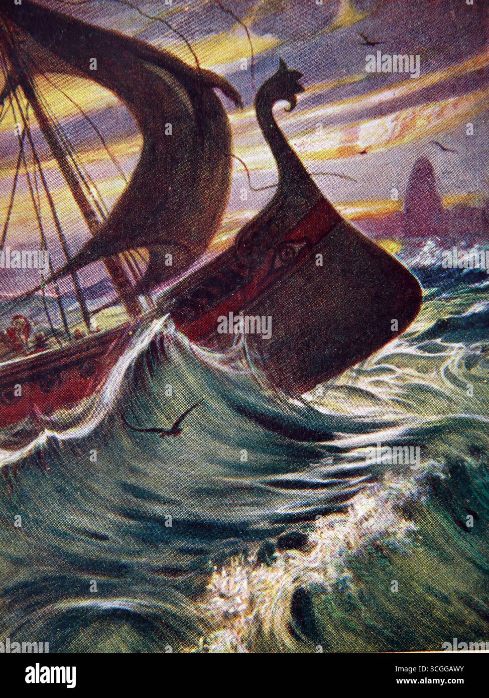 Illustration of Saint Paul's Voyage on a Ship to Rome before the ...