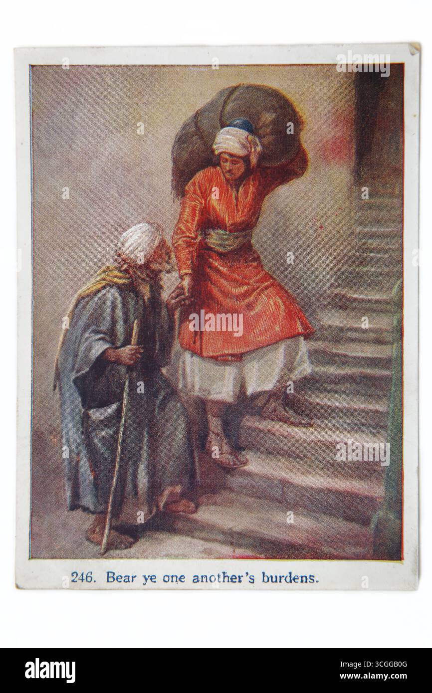 Young elderly man carrying Cut Out Stock Images & Pictures - Alamy