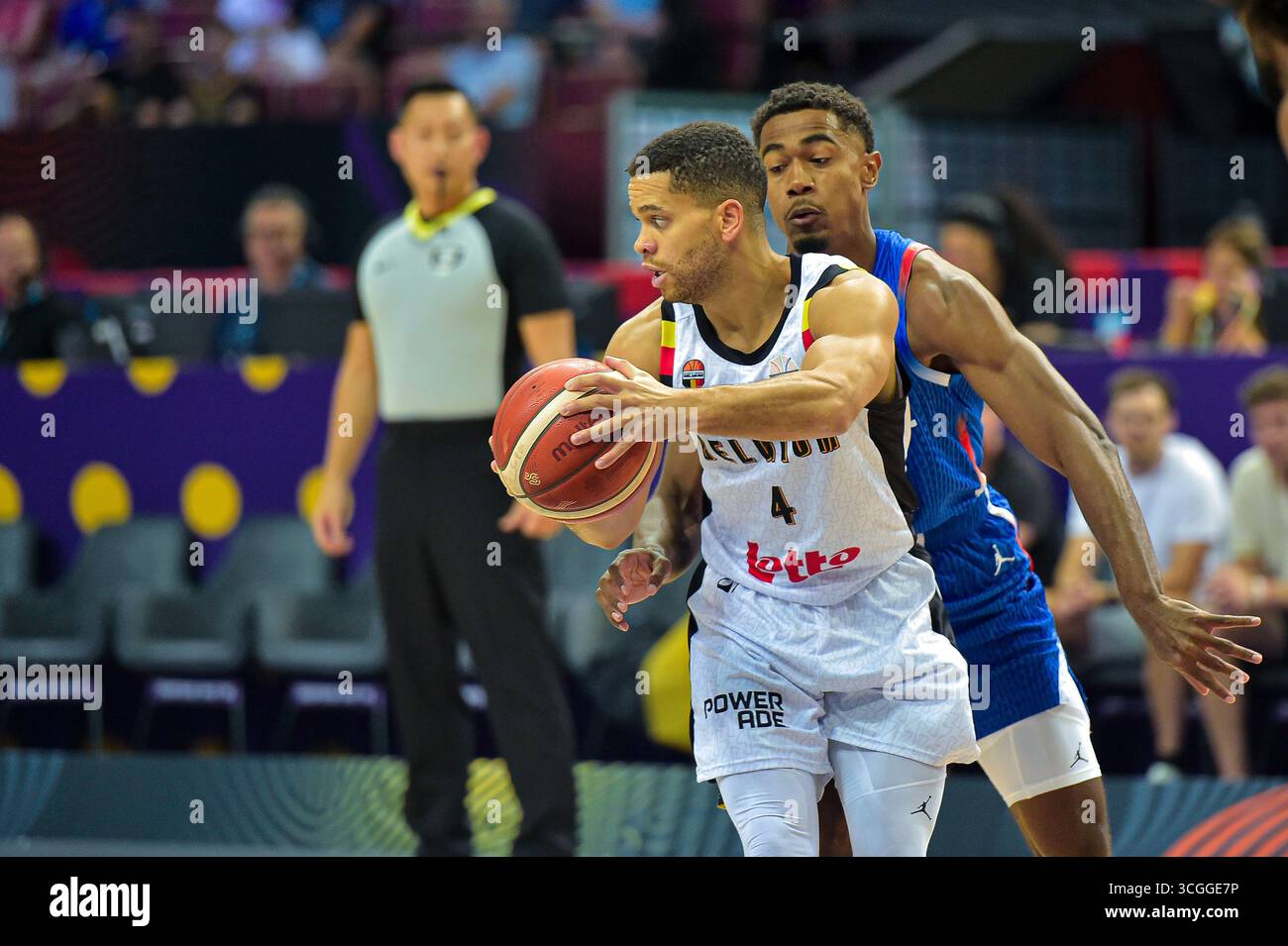 Katowice, Poland. 28th August, 2025. Emmanuel LECOMTE (4, Belgium) seen ...