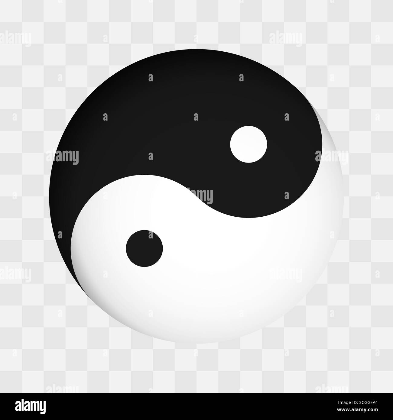 The yin and yang symbol displays two swirling forces, one dark and one ...