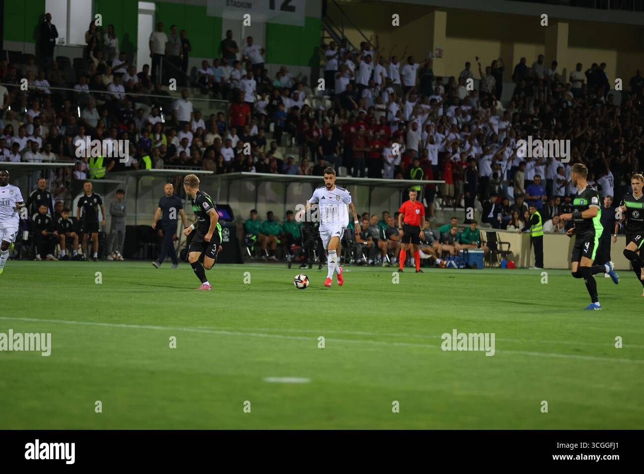 Abovyan, Armenia, City stadium after Vahagn Tumasyan, 28 August 2025 ...