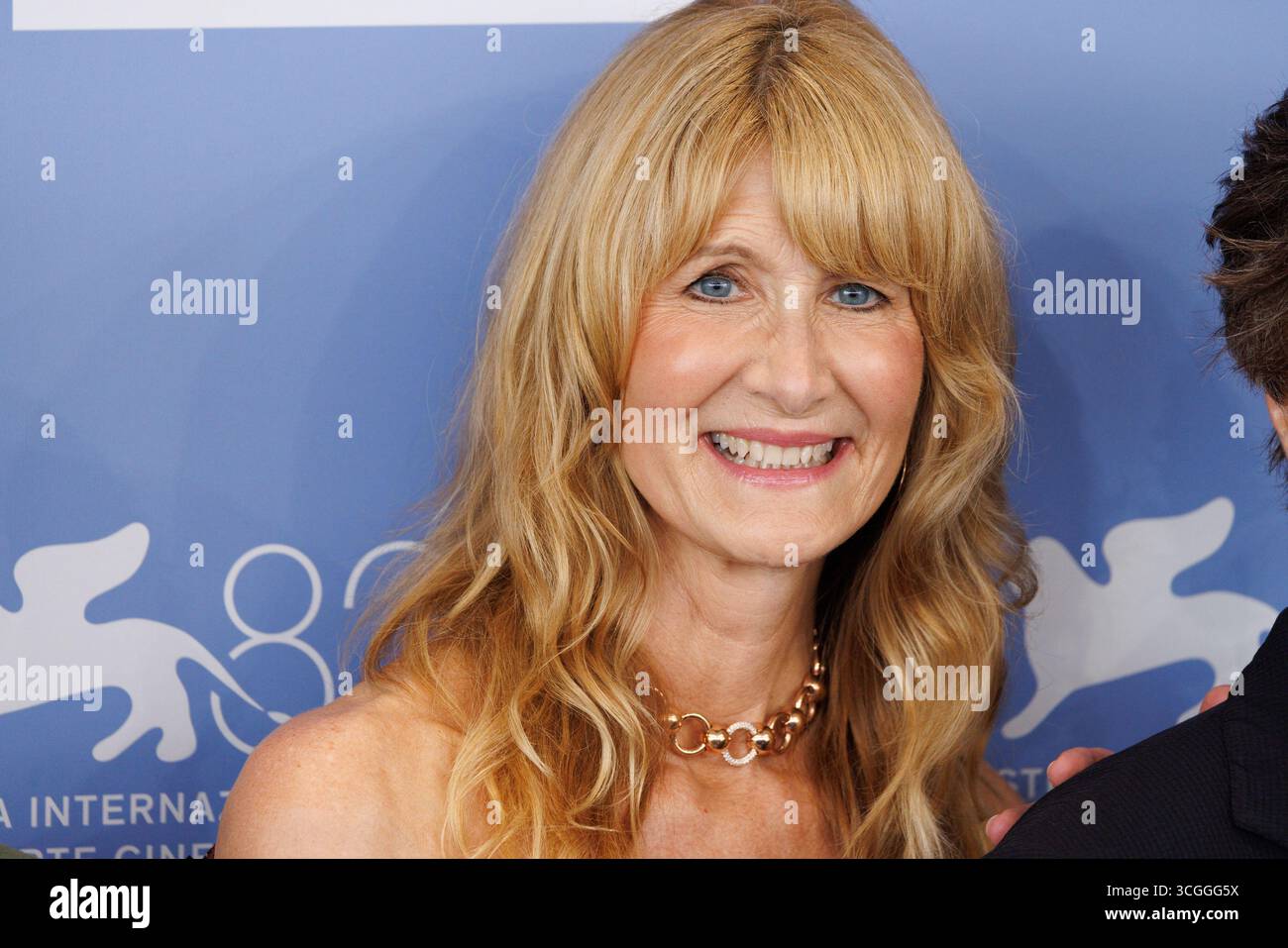 Laura Dern attends the "Jay Kelly" photocall during the 82nd Venice International Film Festival ...