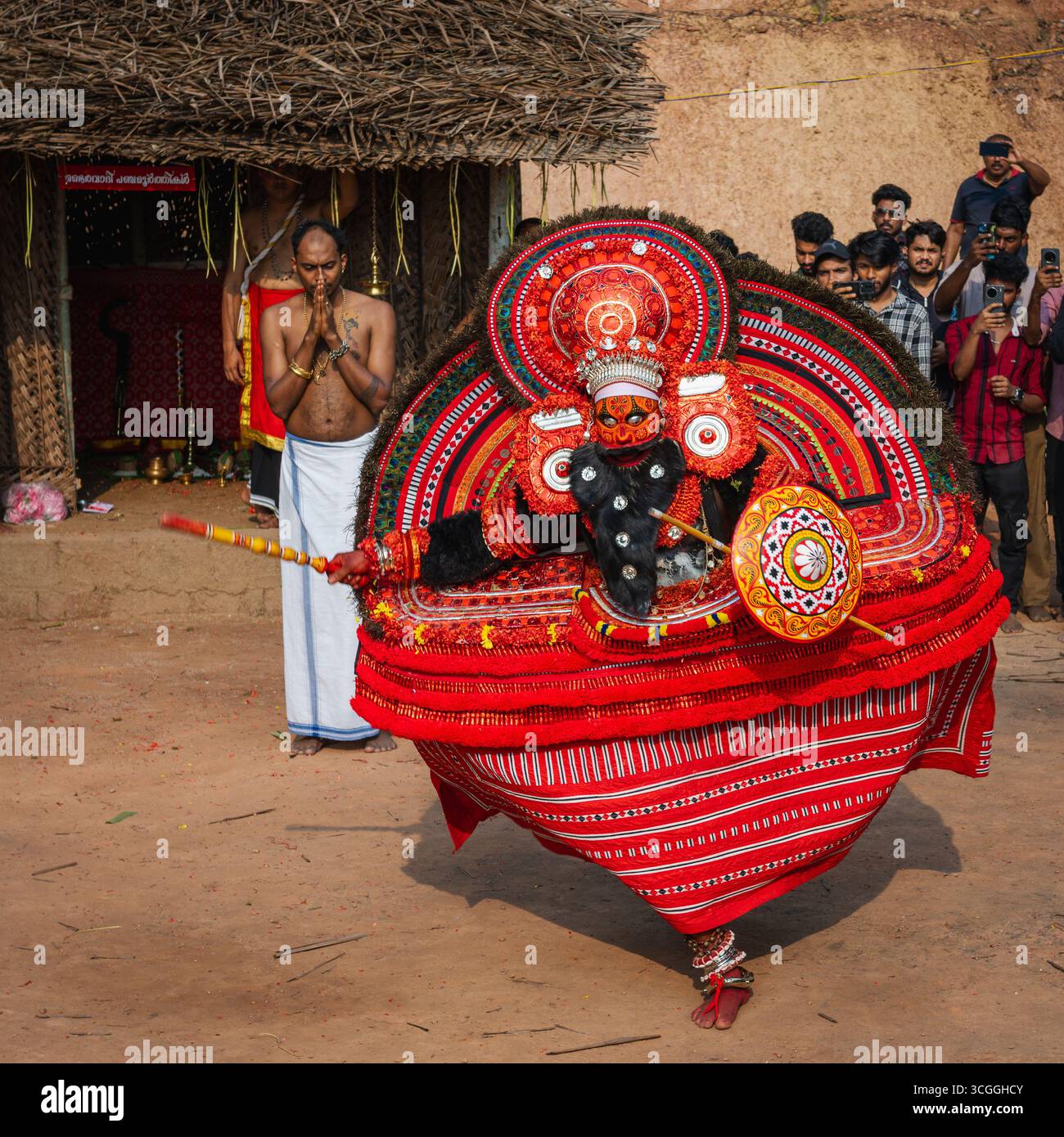 Theyyam performances in Northern Kerala Stock Photo - Alamy