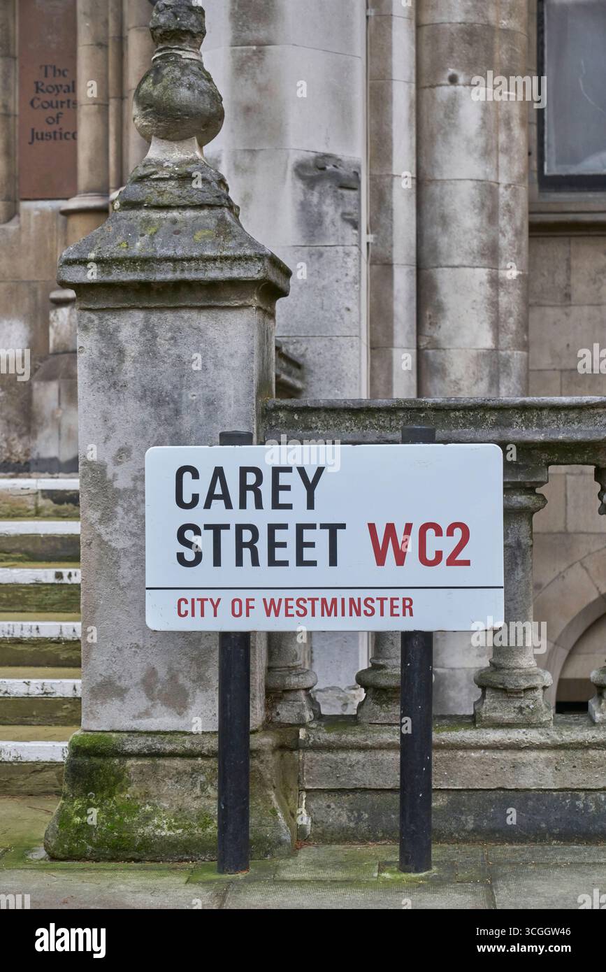 Carey street in london hi-res stock photography and images - Alamy