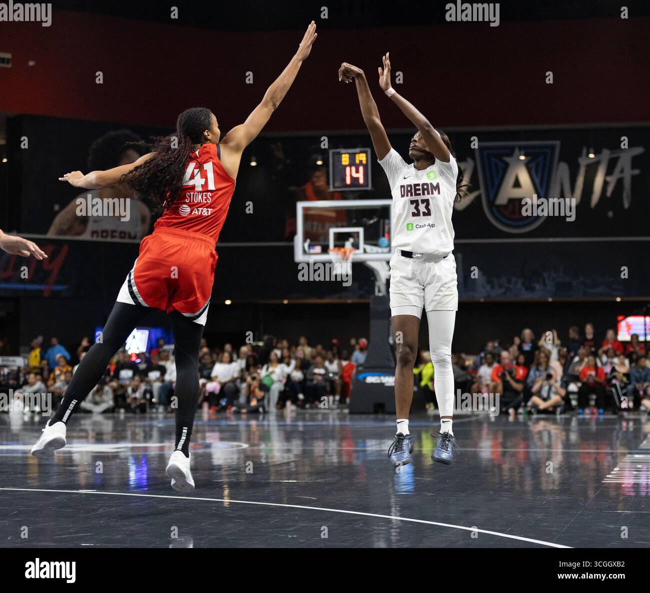 Las Vegas Aces take on the Atlanta Dream at Gateway Center Arena in ...