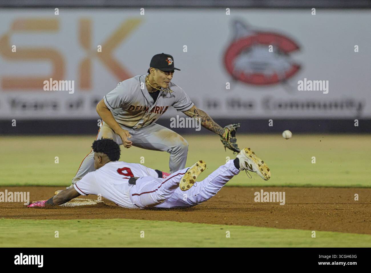 Zebulon, NC: Carolina Mudcats designated hitter Braylon Payne (9 ...