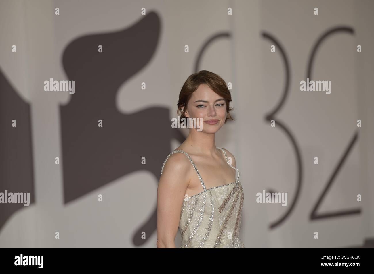 Venice, Italy. 28th August 2025. Emma Stone and cast members attend the ...