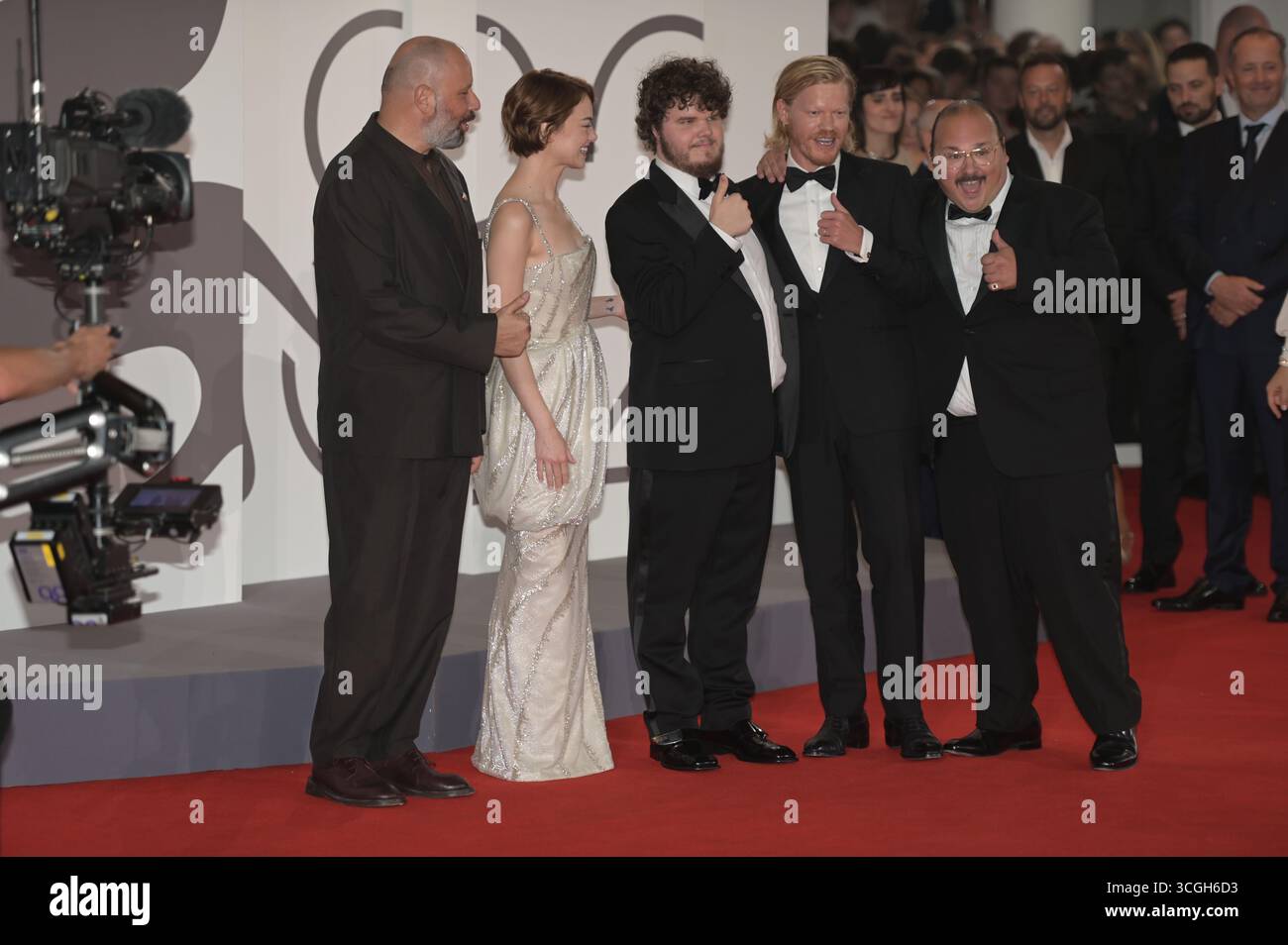 Venice, Italy. 28th August 2025. Emma Stone and cast members attend the ...