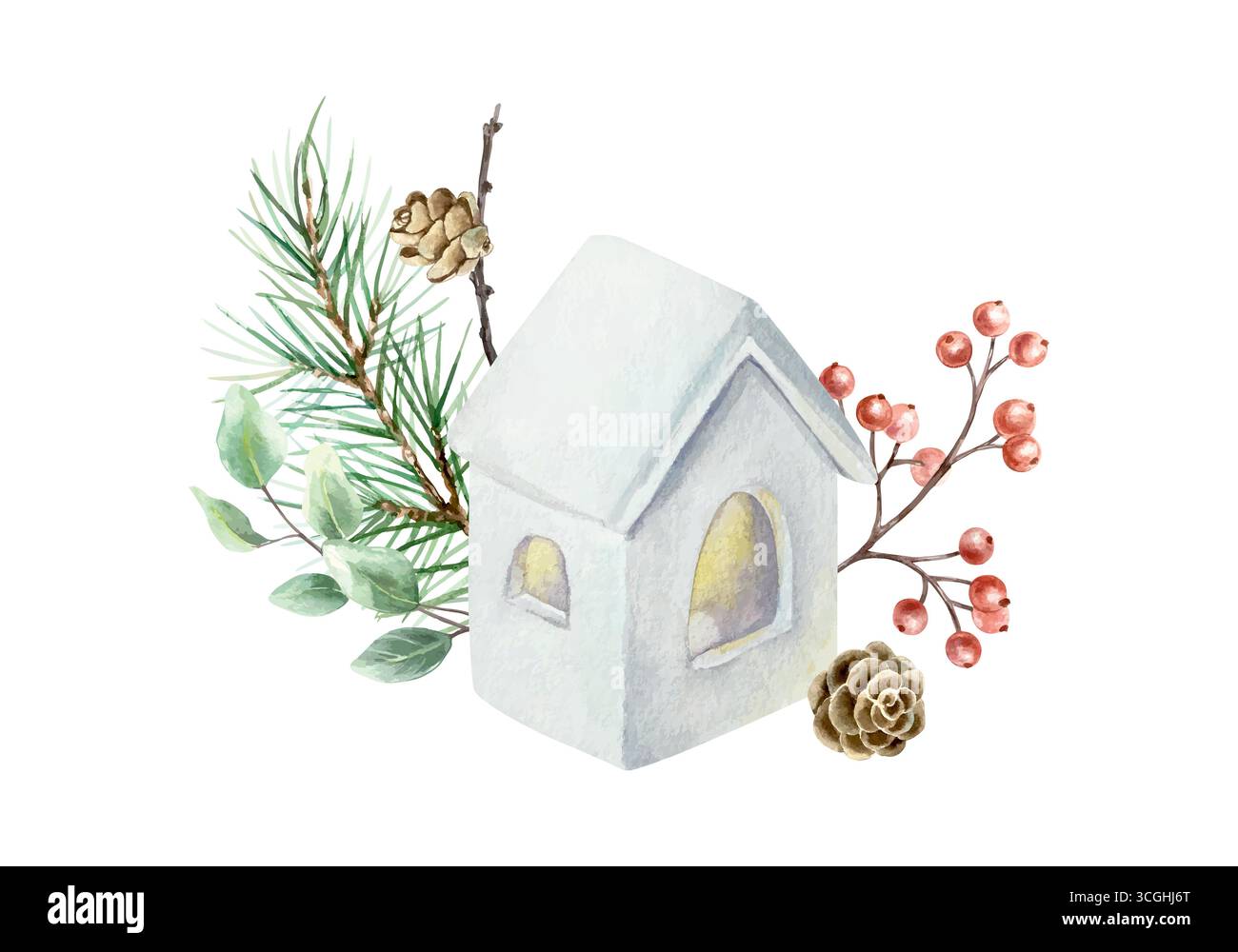 Green candle on candlestick Stock Vector Images - Alamy