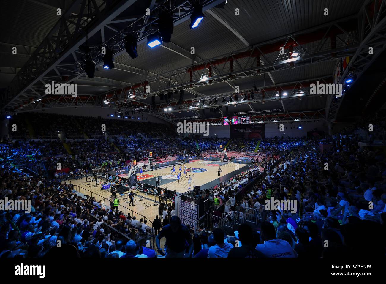 A general view of the stadium as Greece play against Italy' during the ...