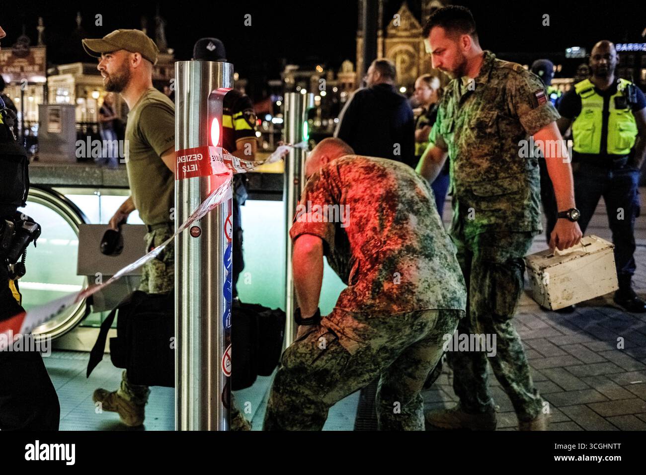 AMSTERDAM - The Explosive Ordnance Disposal Service (EOD) at Amsterdam ...