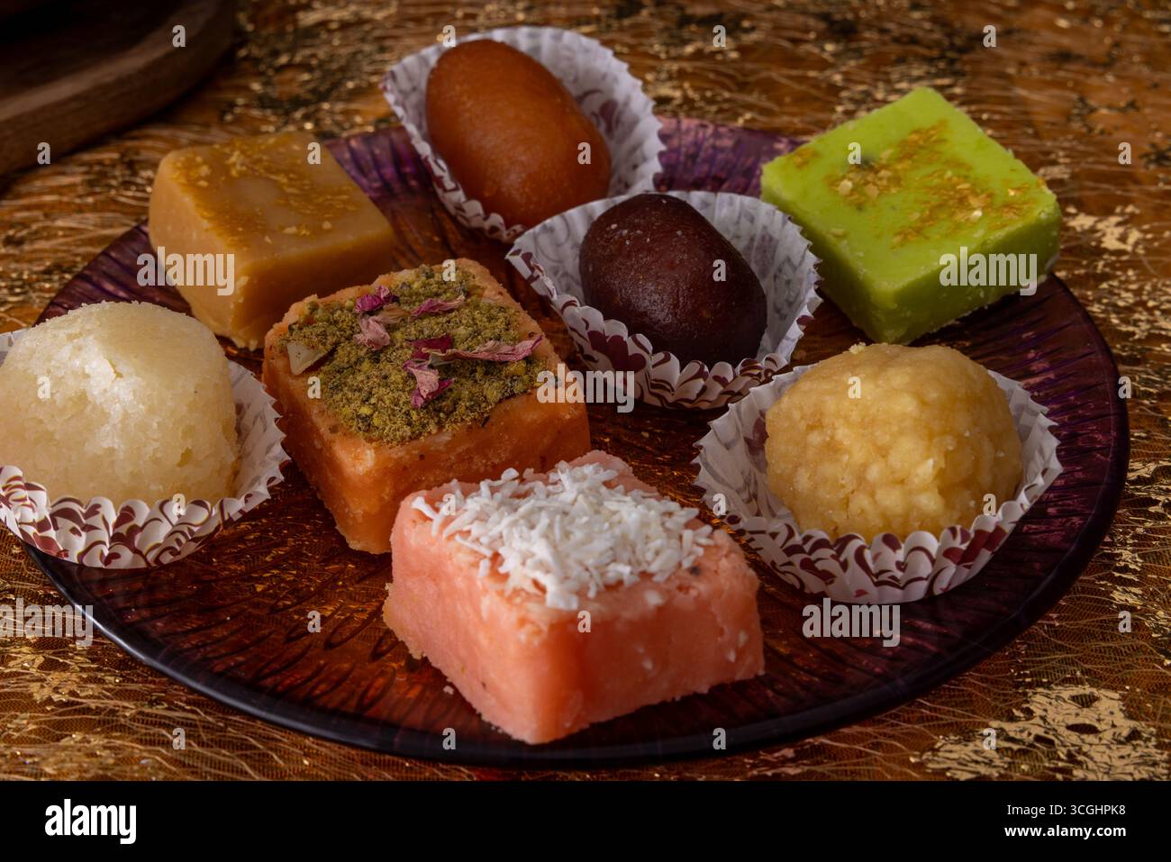 Festive edible dessert cups hi-res stock photography and images - Alamy