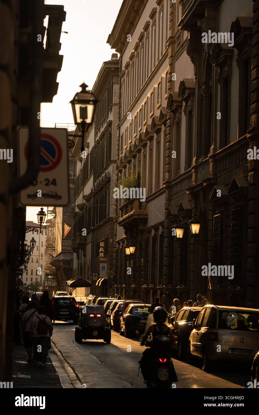 Florence and Pisa Romantic Summer Travel in Tuscany Stock Photo - Alamy