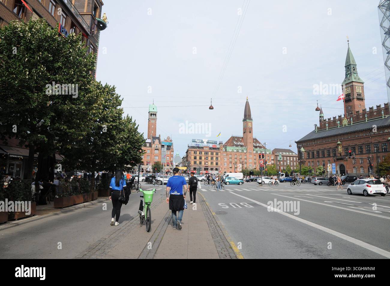 Kastrup/Copenhagen/ Denmark/28 august 2025/View of copenhagen town hal ...