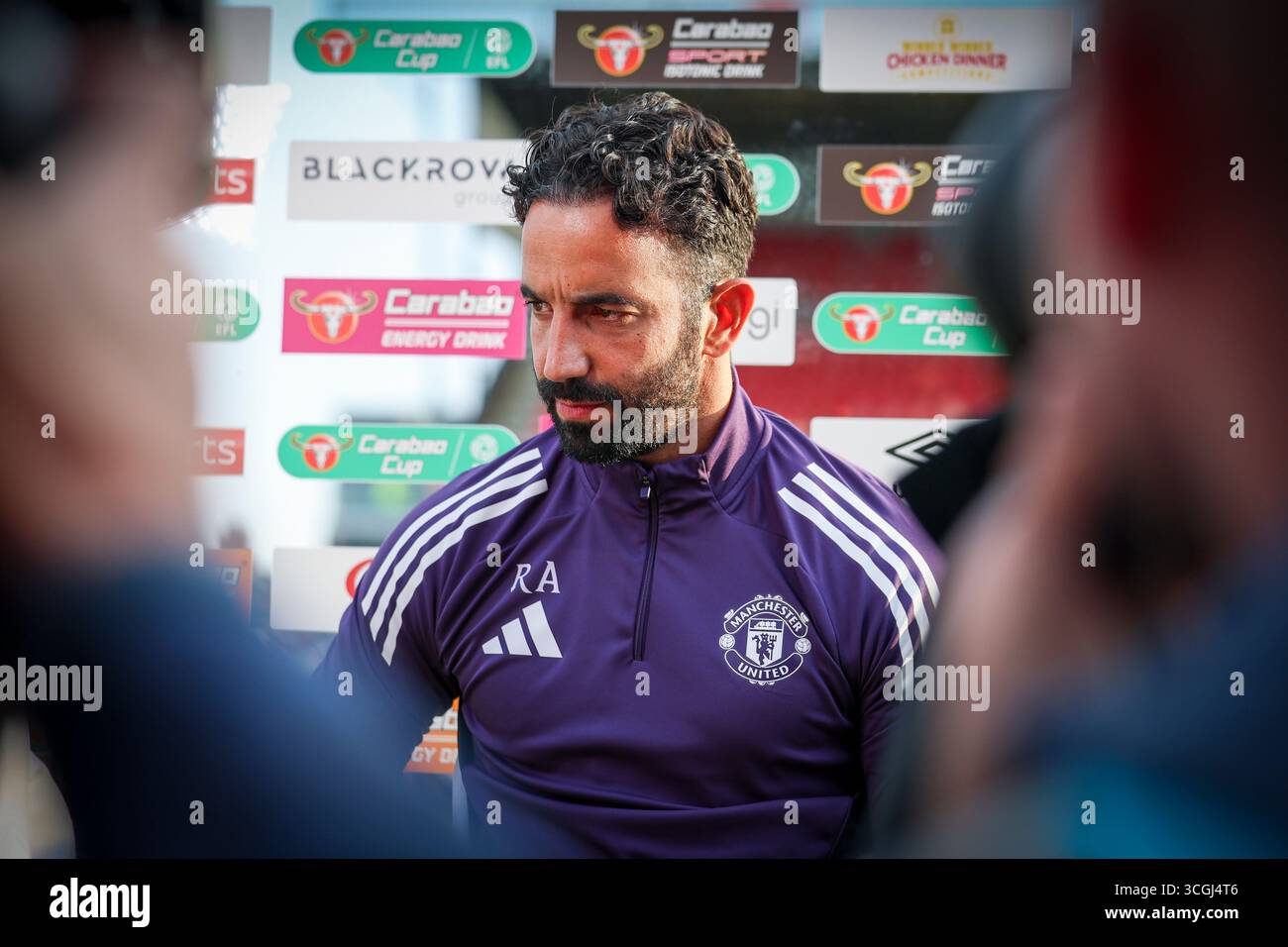 Manchester United Manager Head Coach Ruben Amorim sky sports interview ...