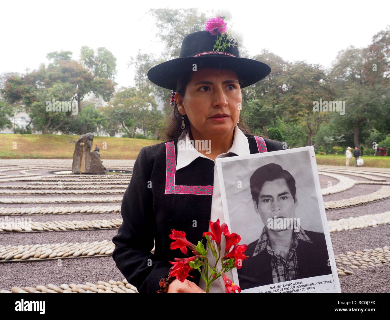 Tania Pariona, National Coordinator of Human Rights (CNDDHH) at the ...
