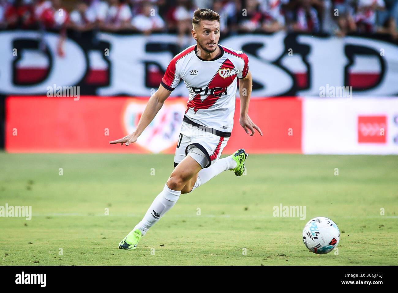Ivan BALLIU of Rayo Vallecano during the UEFA Conference League, Play ...