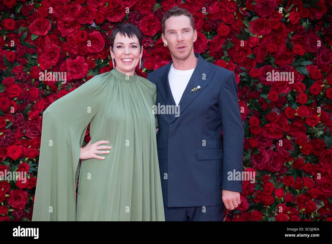 London, UK. 28 Aug, 2025. Pictured: Olivia Colman and Benedict ...