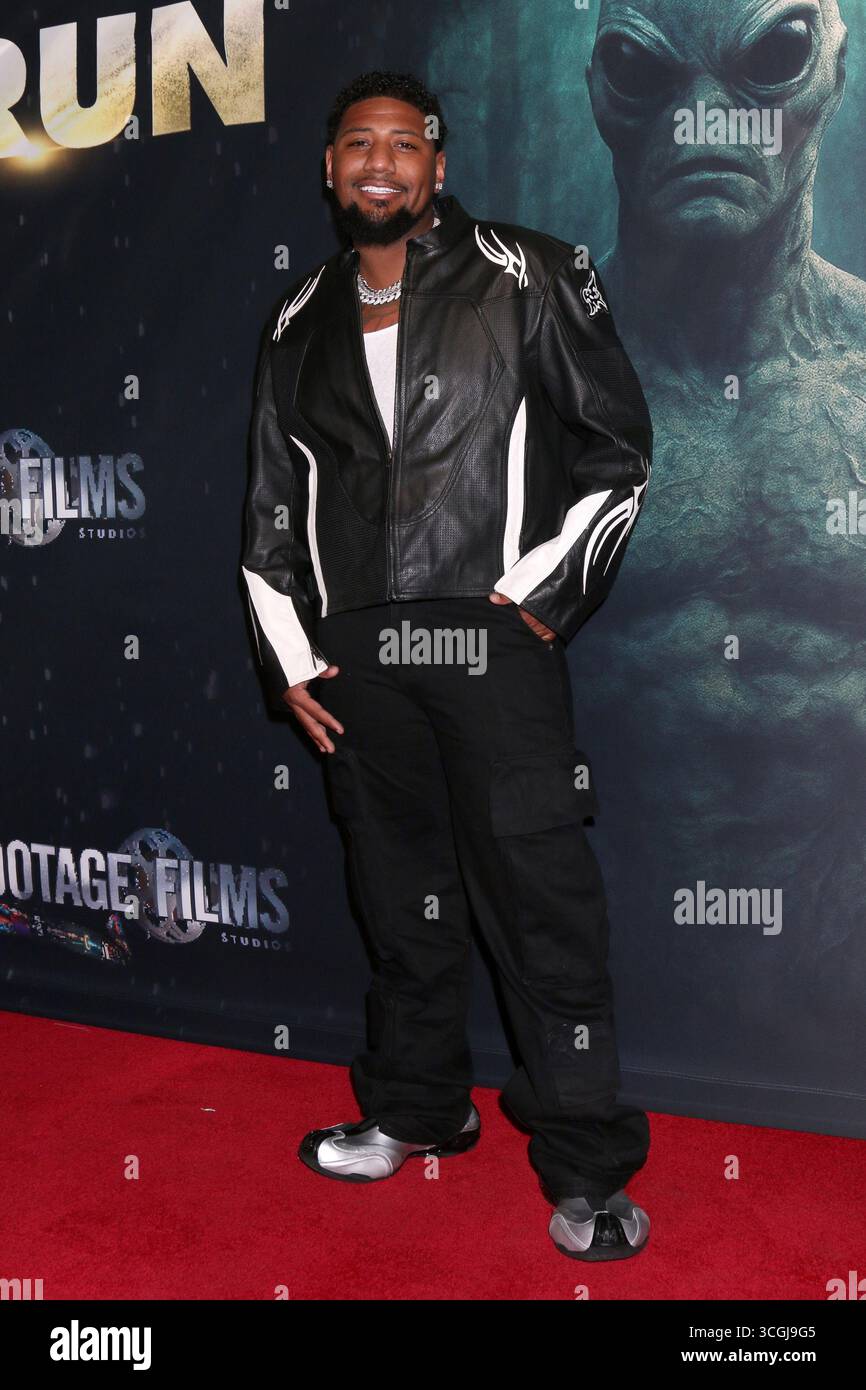 Los Angeles, USA. 27, August, 2025. Pictured left to right, Derrick ...