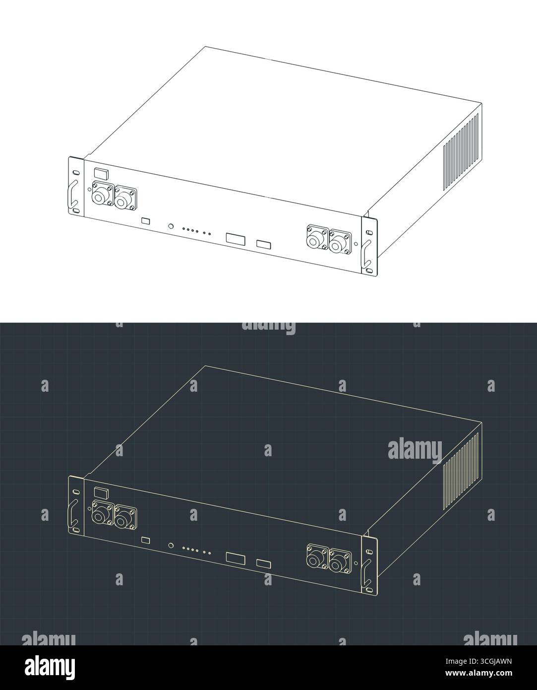 Modular energy storage battery and backup power supply isometric ...
