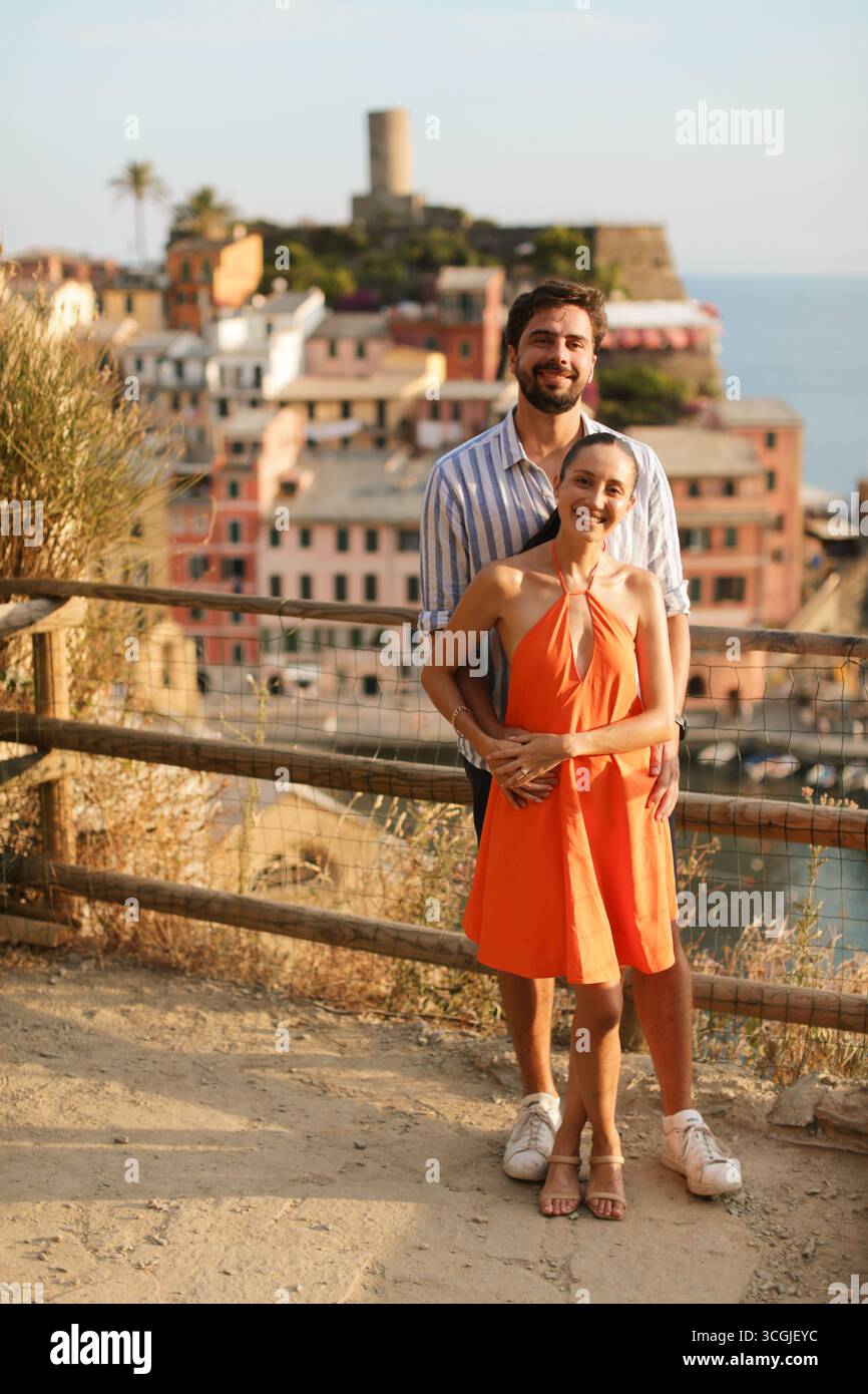 Marriage Proposal on Italian Beaches during Golden Hour Stock Photo - Alamy