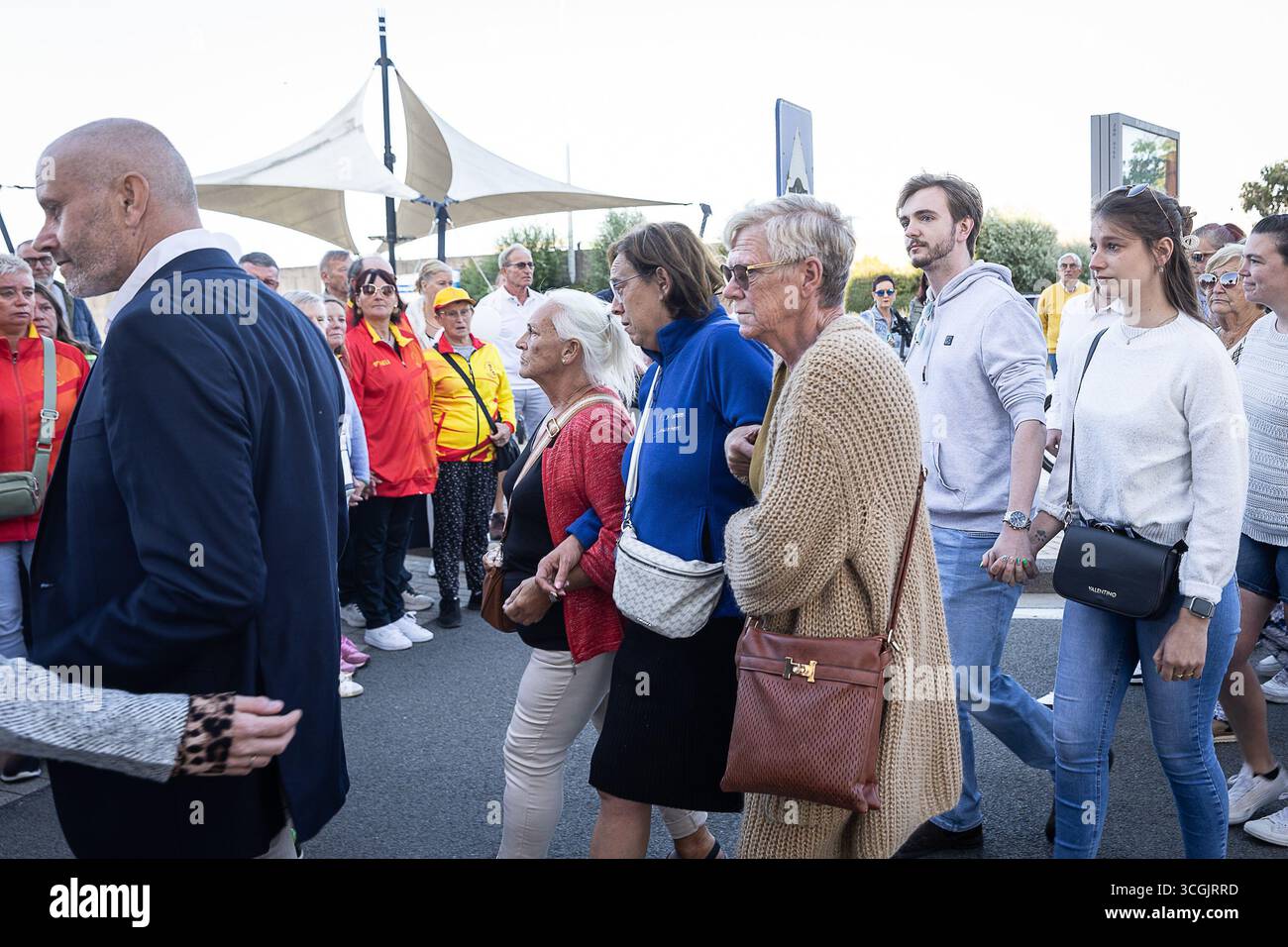Family of Herwin pictured at a silent vigil for Herwin Alleman (56) who ...