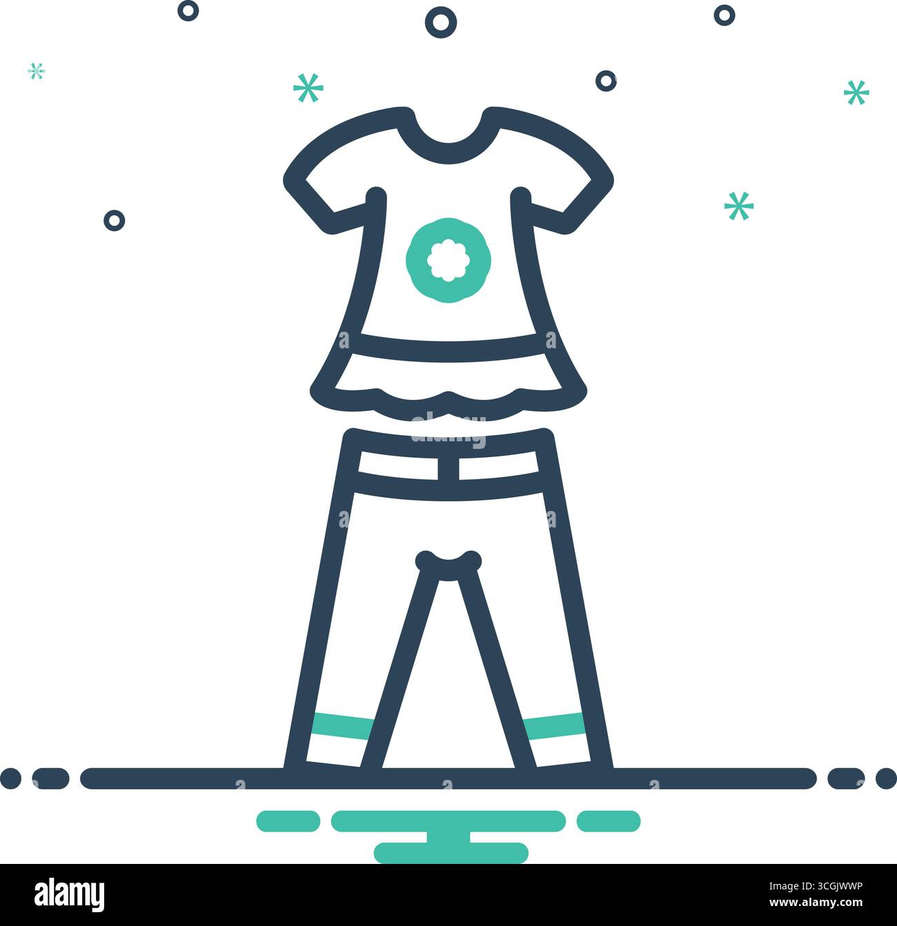 Wear casual attire Stock Vector Images - Alamy