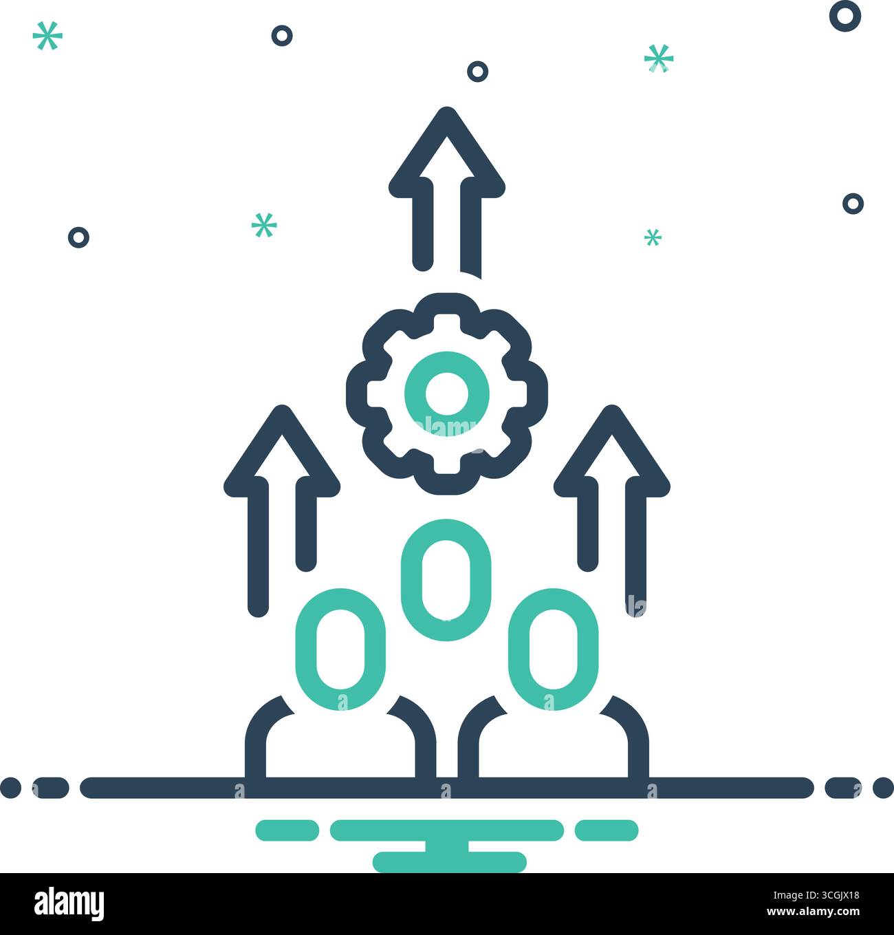 Leadership and development Stock Vector Images - Alamy