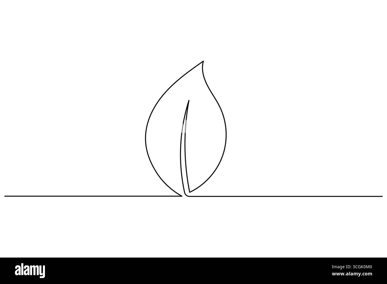 Simple minimalist elegant continuous Cut Out Stock Images & Pictures ...