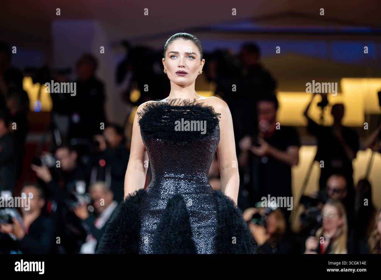 Eve Hewson attends the ''Jay Kelly'' red carpet during the 82nd Venice ...