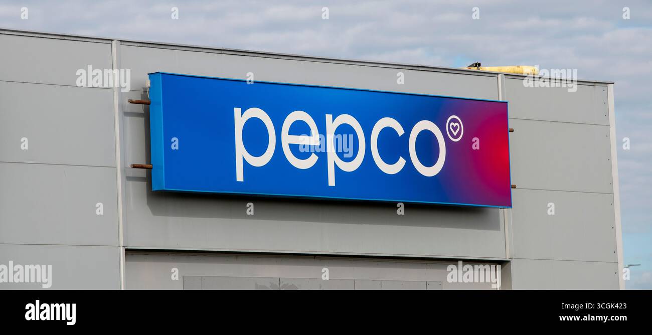 Nitra, Slovakia - August, 25, 2025 : Pepco store sign. Brand logo ...