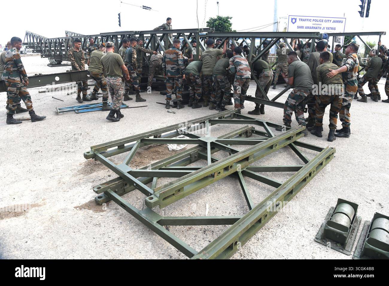 August 29, 2025, Jammu, Jammu And Kashmir, India: Indian Army personnel ...