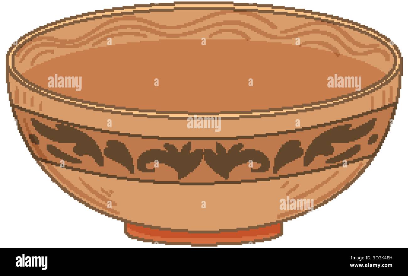 Handmade clay artifact Stock Vector Images - Alamy