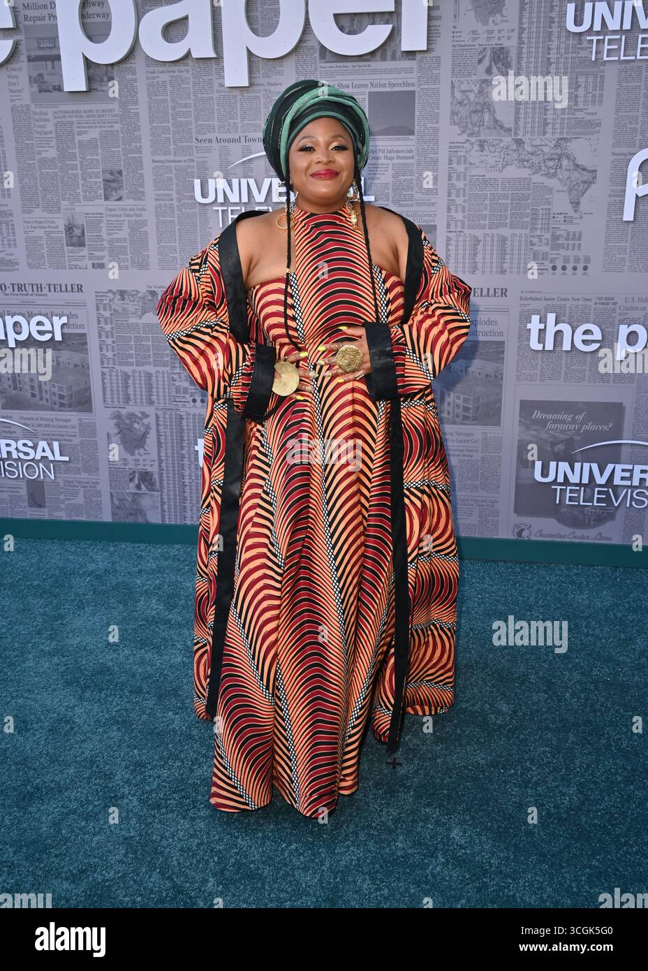 Los Angeles, CA USA - August 27, 2025: Gbemisola Ikumelo attends ...