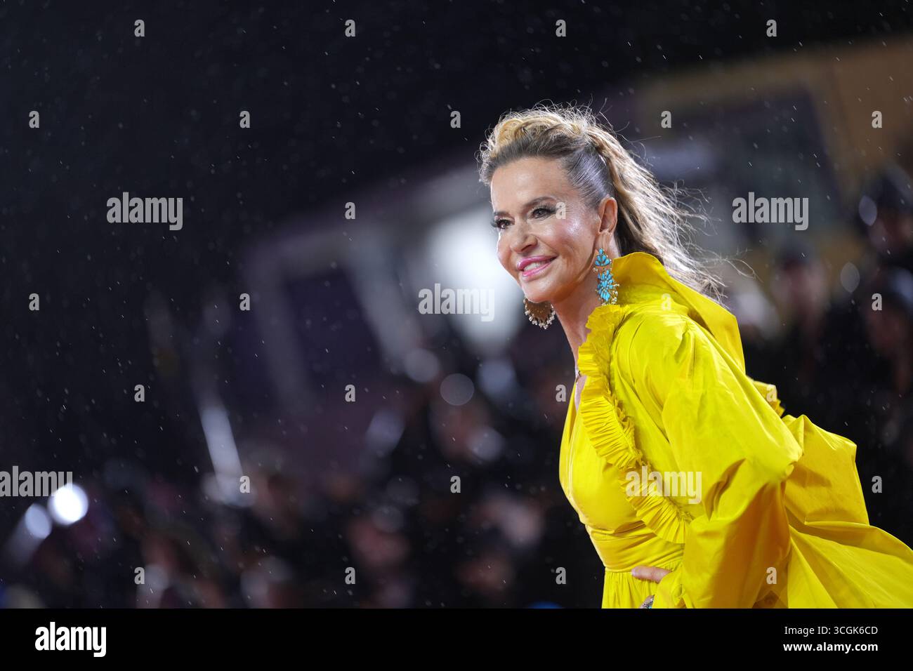 Eva Robins ,attends ÒJay Kelly" red carpet during the 82th ...