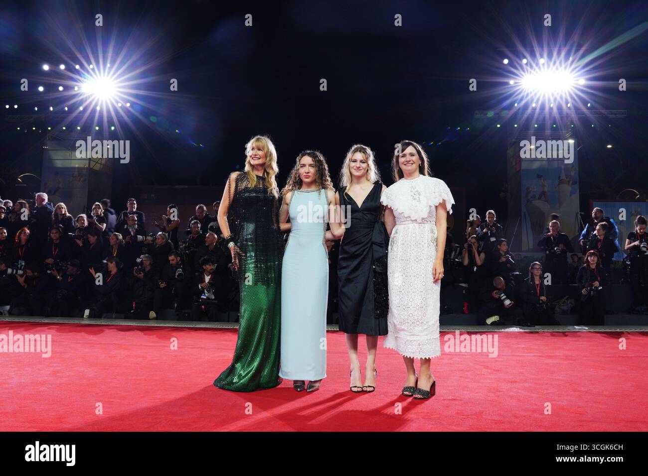 (L-R) Emily Mortimer, May Nivola, Jaya Harper and Laura Dern attend ...